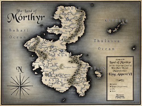 The Land of Mórthyr, by Warren Godone-Maresca - Free Fantasy Maps